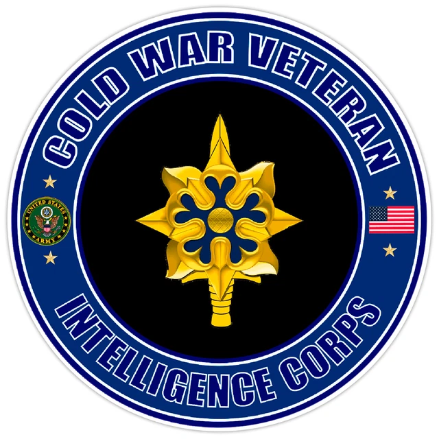 DOPASTICKER Cold War Veteran Intelligence Corps Sticker Military Decal ...