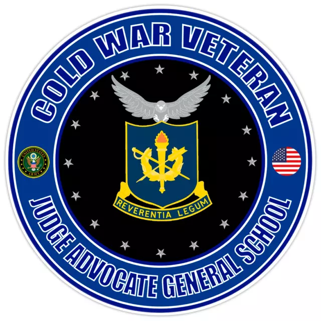 DOPASTICKER Cold War Veteran Judge Advocate General School Sticker ...