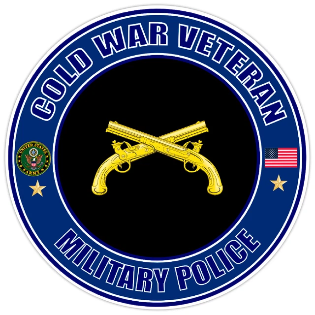 DOPASTICKER Cold War Veteran Military Police Sticker Military Soldier ...