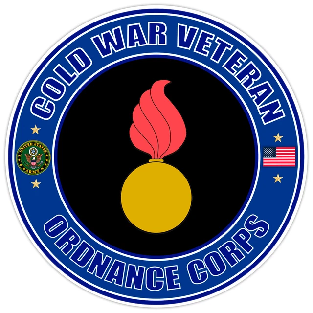 DOPASTICKER Cold War Veteran Ordnance Corps Sticker Military Soldier ...