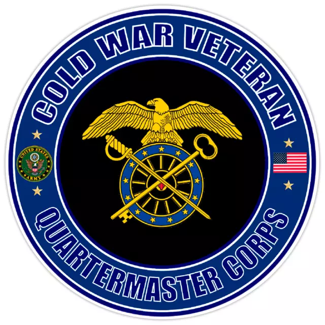 DOPASTICKER Cold War Veteran Quartermaster Corps Sticker Military Decal ...