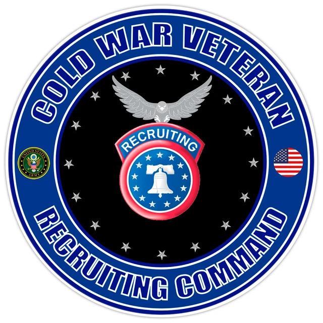 DOPASTICKER Cold War Veteran Recruiting Command Sticker Military Decal ...