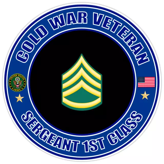 DOPASTICKER Cold War Veteran Sergeant 1St Class Sticker Military Decal ...