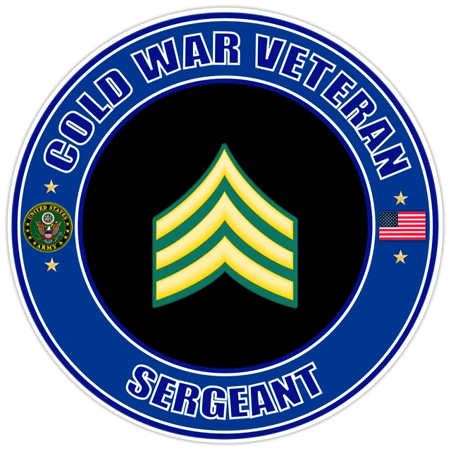 DOPASTICKER Cold War Veteran Sergeant Sticker Military Soldier Decal ...