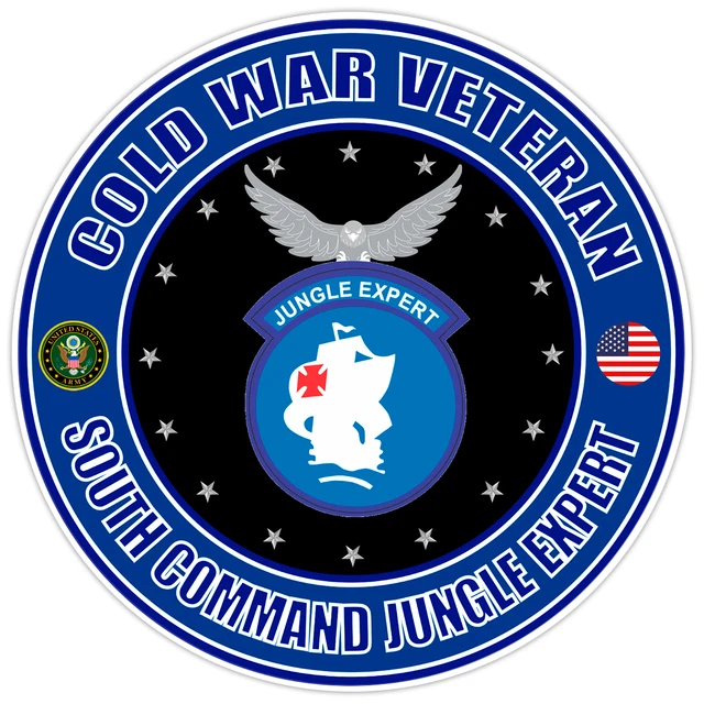 DOPASTICKER Cold War Veteran South Command Jungle Expert Sticker ...