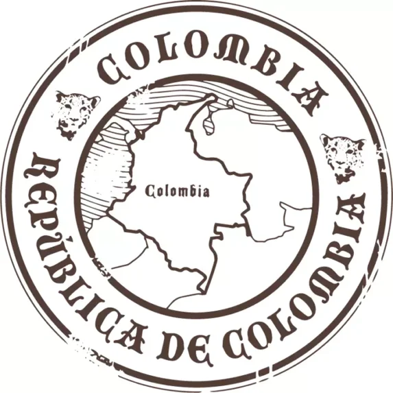 DOPASTICKER Colombia Travel Sticker Decal Phone Decal Water Bottle ...