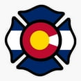 DOPASTICKER Colorado Firefighter Maltese Cross Sticker, Phone Sticker ...