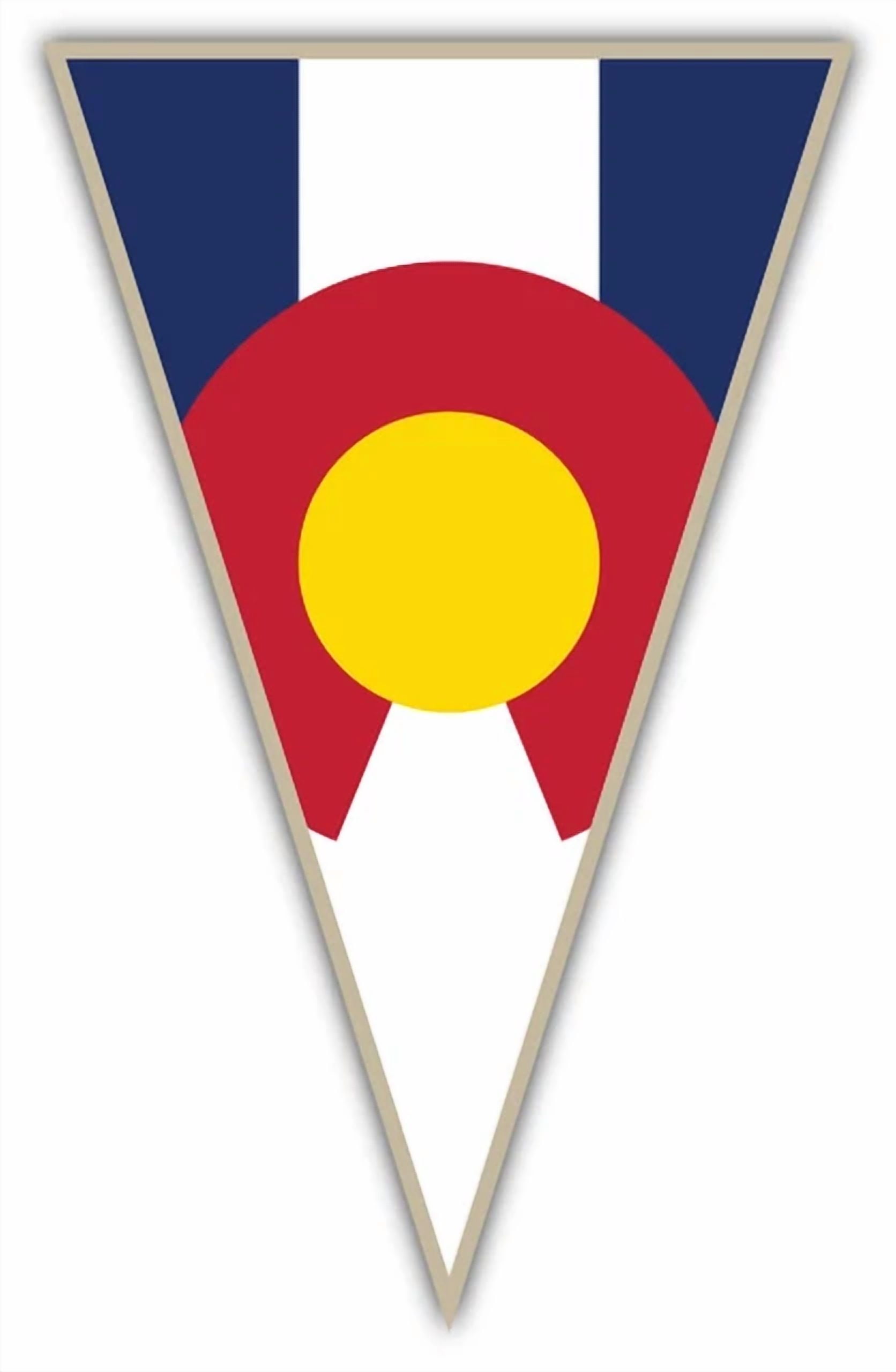 DOPASTICKER Colorado Usa State Flag Sticker Decal Phone Decal Water ...