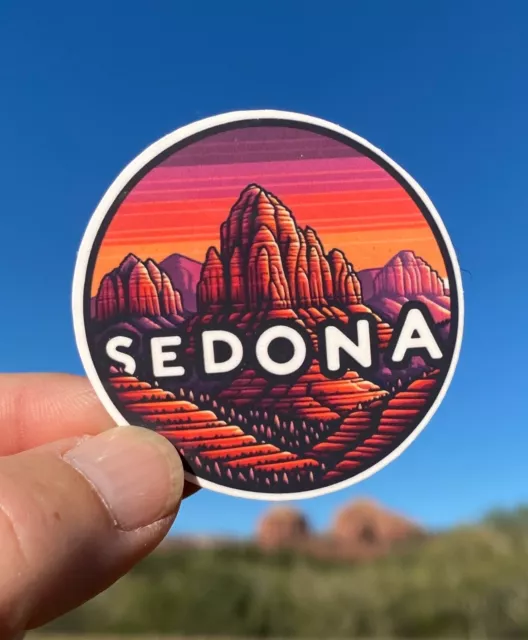 DOPASTICKER Colorful Sedona Sticker, Arizona, Gift, Hike, Spirit ...