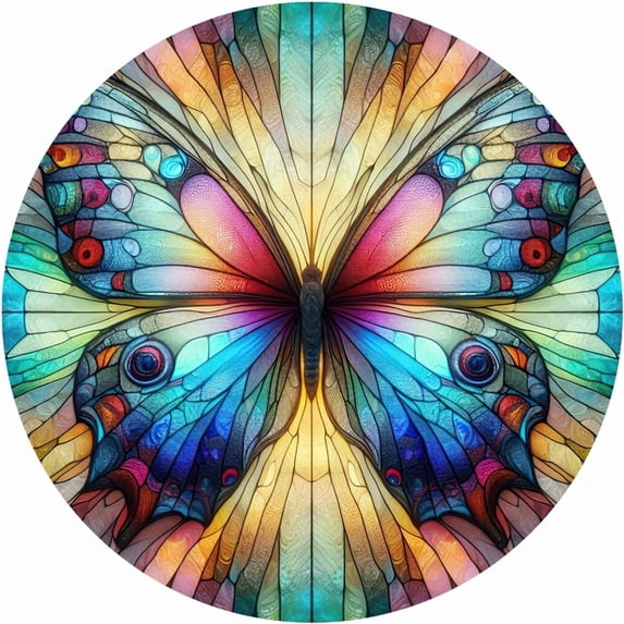 DOPASTICKER Colourful Butterfly Car Sticker Colourful Nature Motif ...