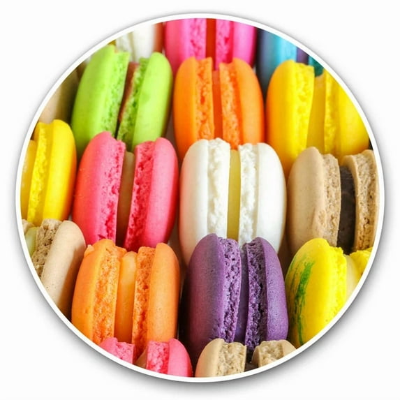 DOPASTICKER Colourful Macaroons Treats Sweets Cool Gift Decorative ...