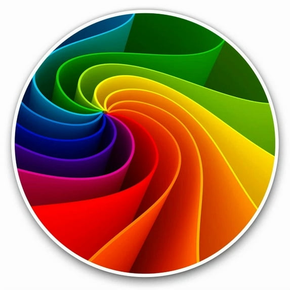 DOPASTICKER Colourful Paper Art Display Cool Gift Decorative Laptop ...