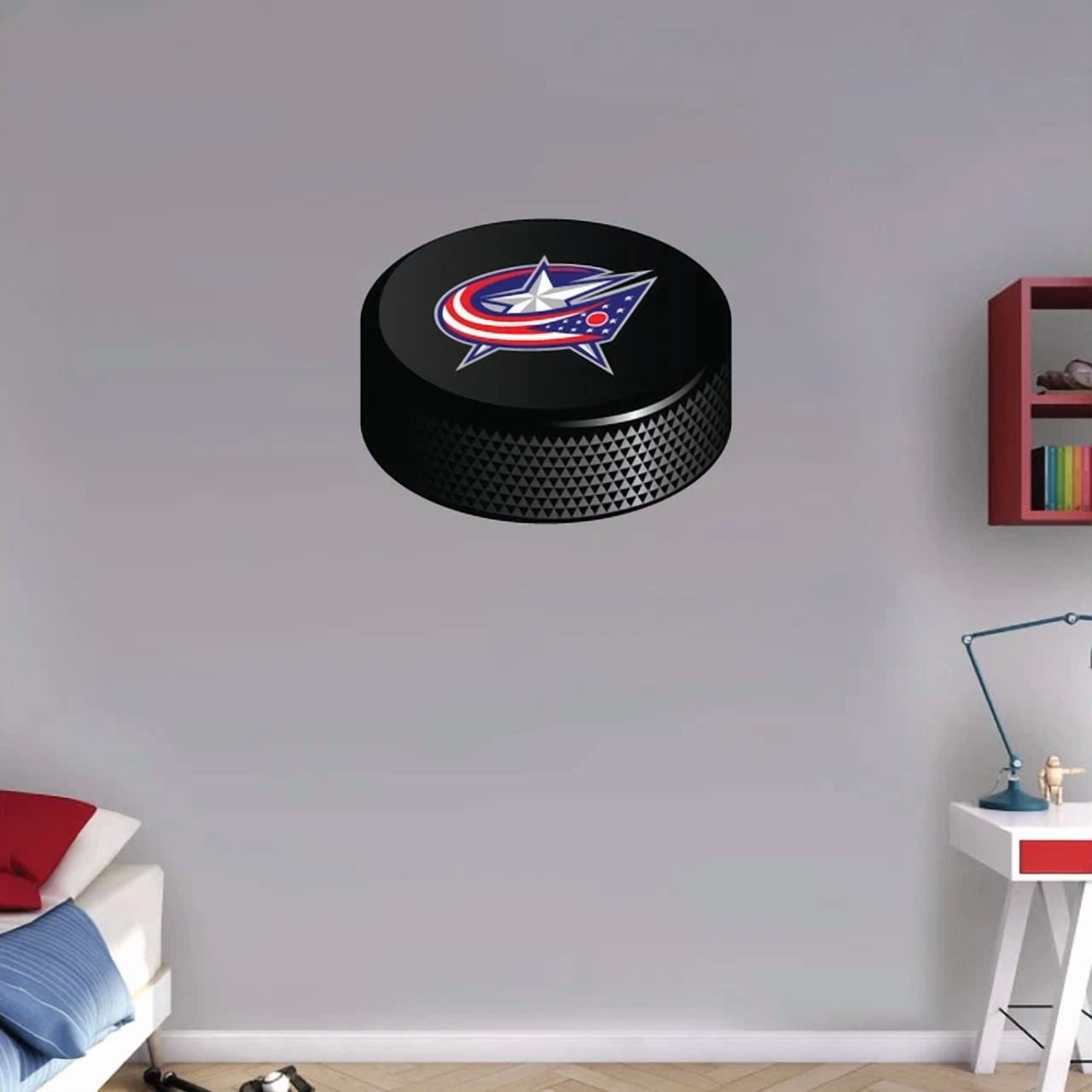 DOPASTICKER Columbus Blue Jackets Hockey Puck Logo Art Wall Decor ...