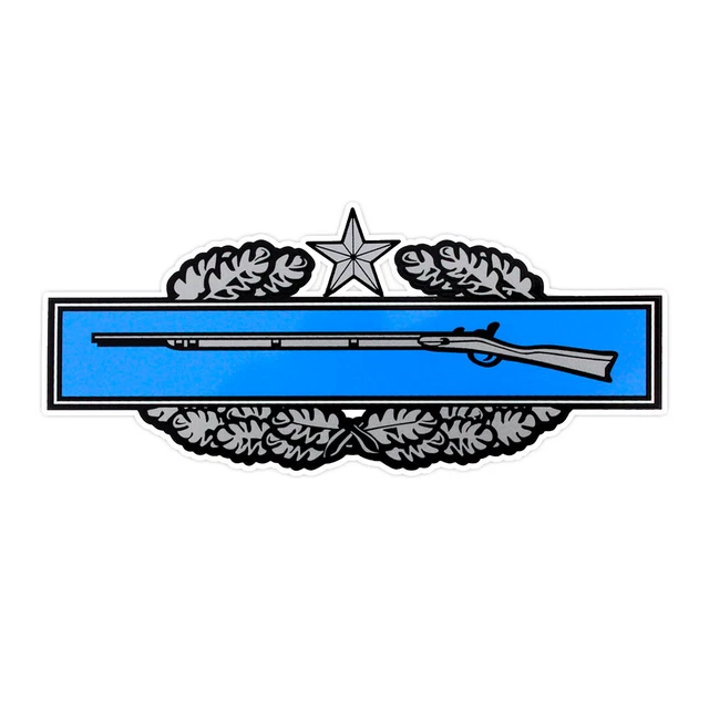 DOPASTICKER Combat Infantry Badge 2Nd Award Small Sticker Soldier Decal ...