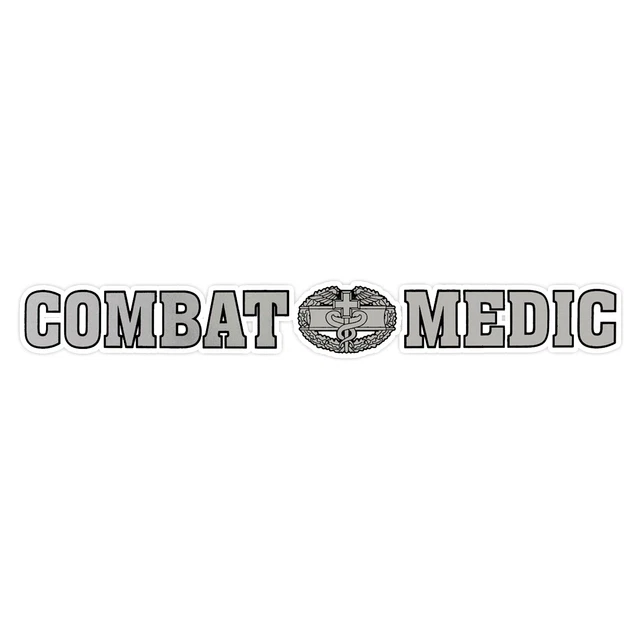 DOPASTICKER Combat Medic Clear Window Strip Sticker Military Soldier ...