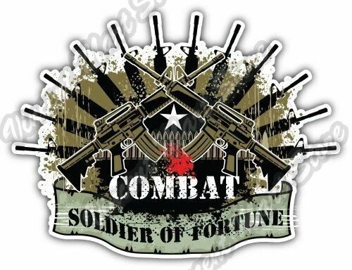 DOPASTICKER Combat Soldier Of Fortune Military Us Army Car Sticker ...