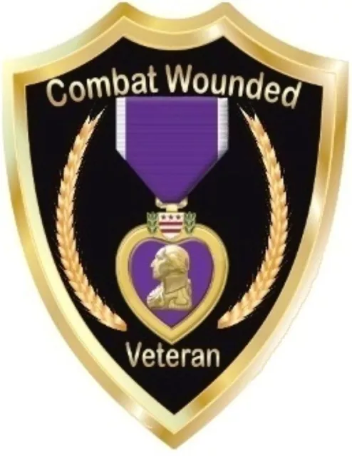 DOPASTICKER Combat Wounded Veteran Sticker Hard Hat Stickers Phone ...