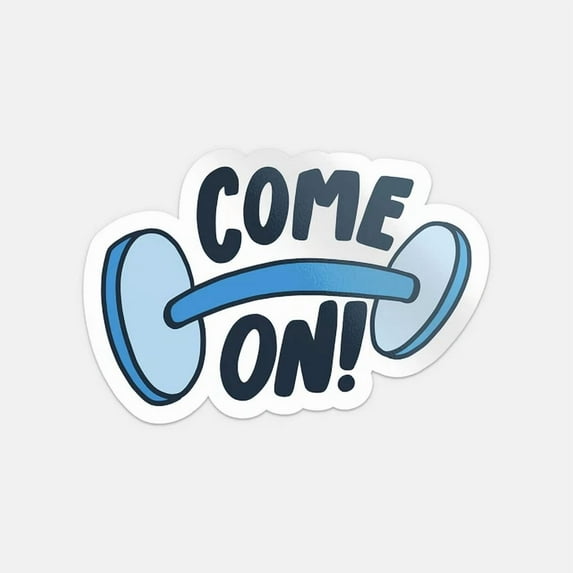 DOPASTICKER Come On Cartoon Sticker Decal Phone Decal Water Bottle ...