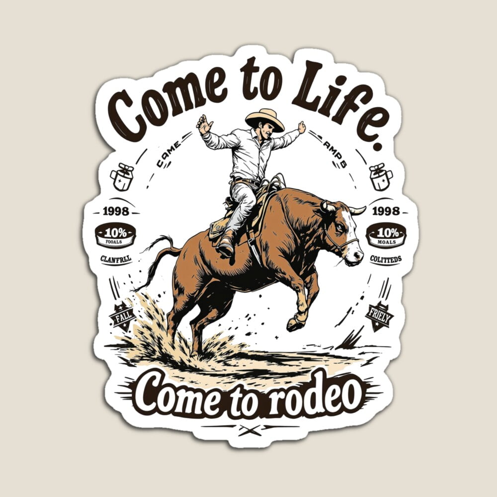 DOPASTICKER Come To Rodeo - Rodeo Is My Sport - The Original Rodeo ...