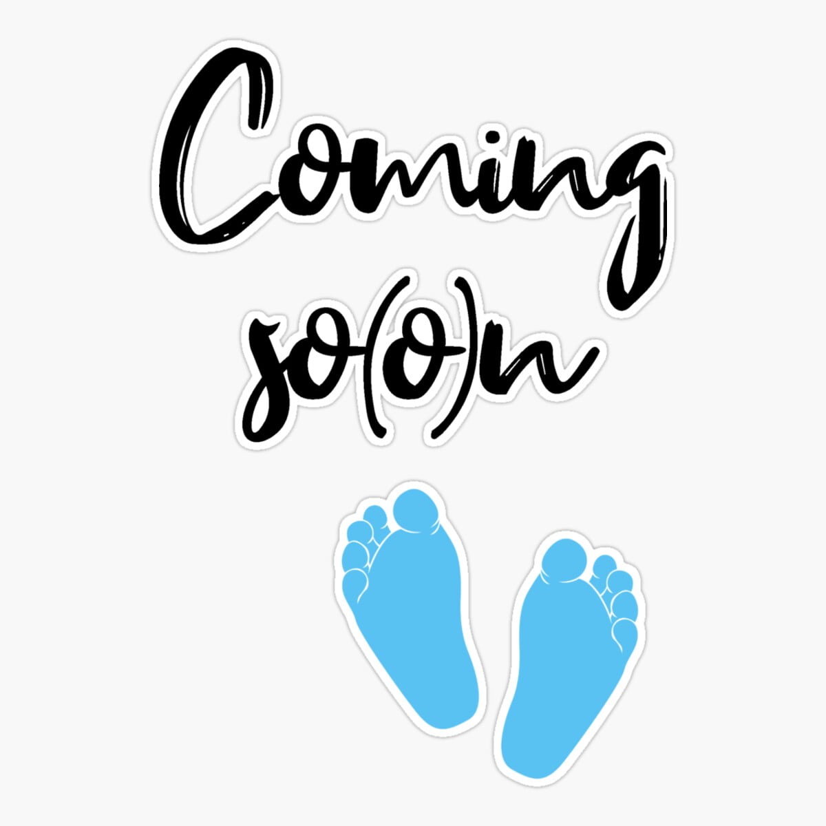 DOPASTICKER Coming Soon Sticker, Phone Sticker Water Bottle Sticker Car ...