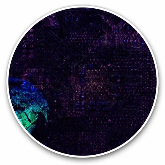 DOPASTICKER Computer Motherboard Chip Cool Gift Decorative Laptop ...