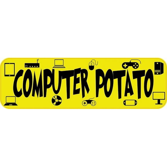 DOPASTICKER Computer Potato Sticker Phone Sticker, Latop Sticker, Lover ...