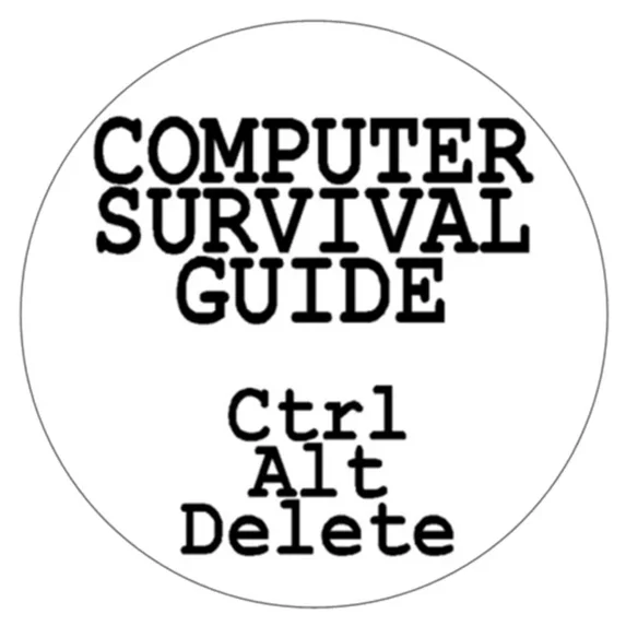 DOPASTICKER Computer Survival Guide Ctrl Alt Delete Phone Decal Water ...