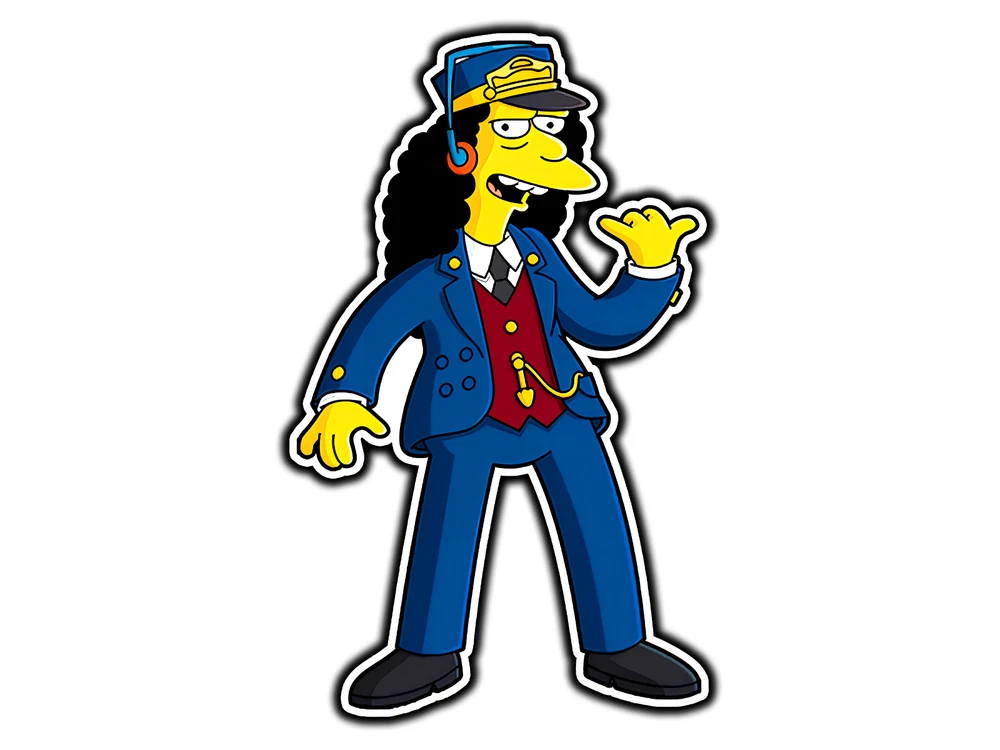 DOPASTICKER Conductor Otto Sticker Decal Phone Decal Water Bottle ...