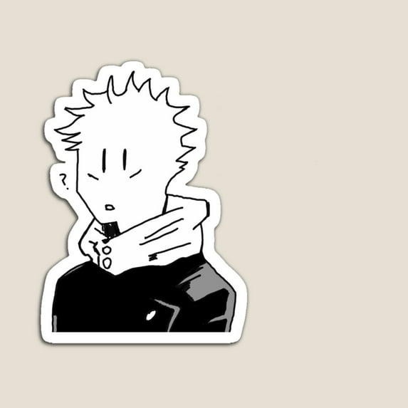 DOPASTICKER Confused Yuuji Decorative Laptop, Phone Stickers ...