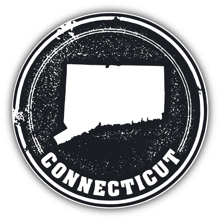 DOPASTICKER Connecticut Usa State Map Car Bumper Sticker Gift You ...
