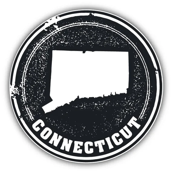 DOPASTICKER Connecticut Usa State Map Car Bumper Sticker Gift You ...