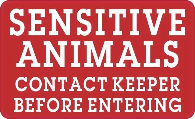 DOPASTICKER Contact Keeper Sensitive Animals Sticker Animal Sticker ...