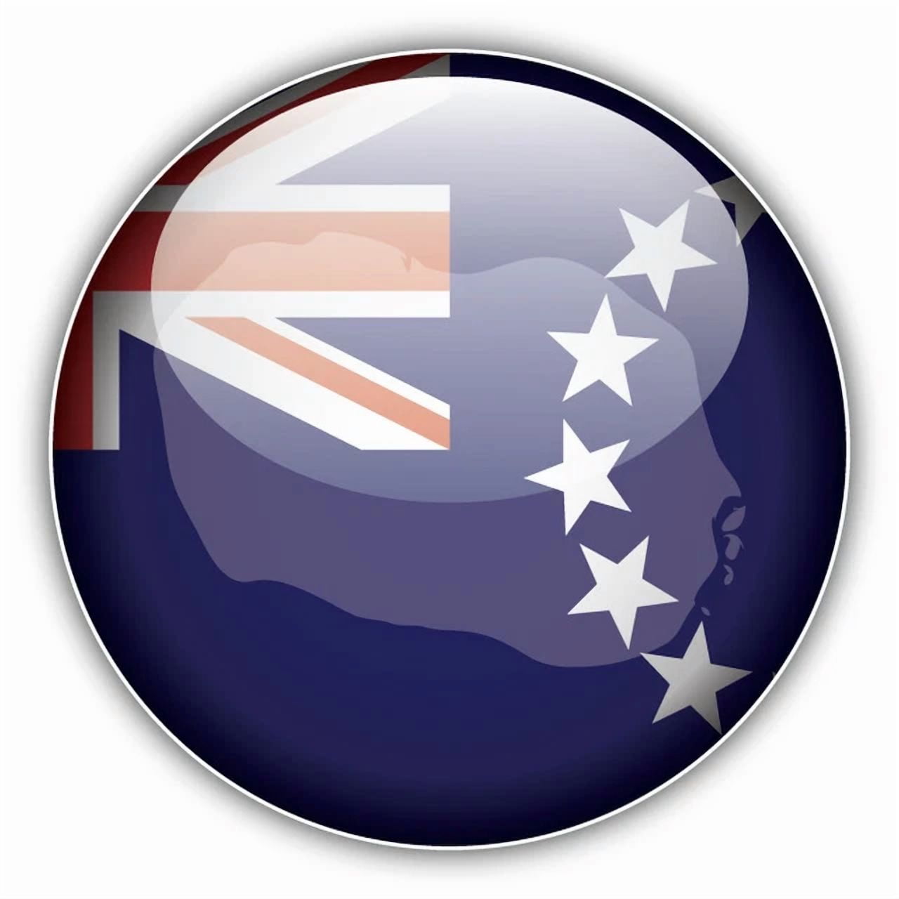 DOPASTICKER Cook Islands Map Flag Sticker Decal Phone Decal Water ...