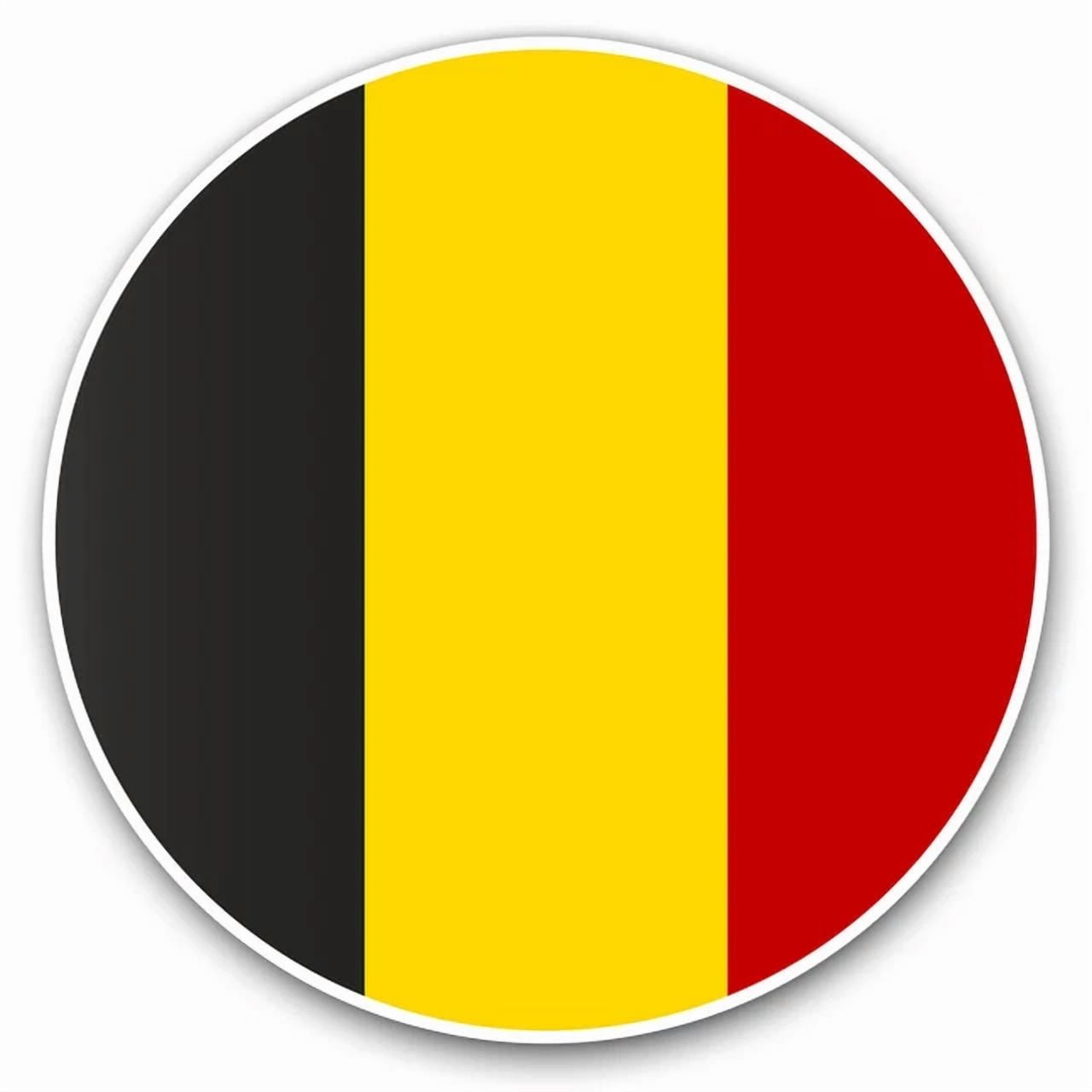 DOPASTICKER Cool Belgium Flag Map Cool Gift Decorative Laptop, Phone ...