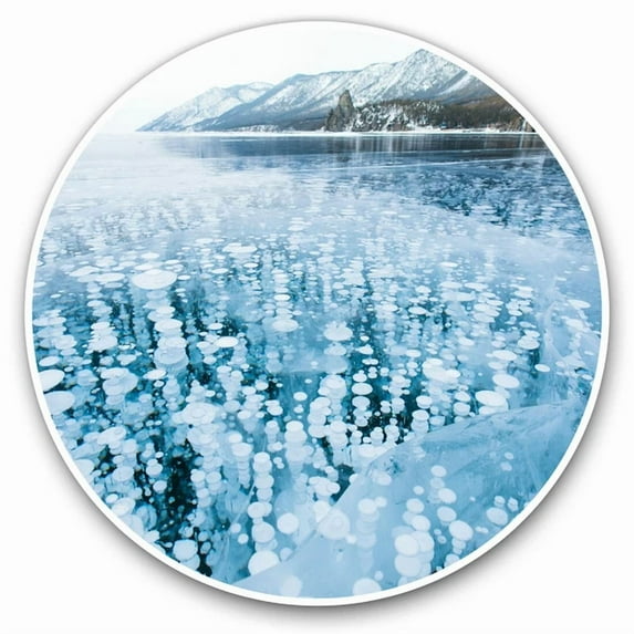 DOPASTICKER Cool Frozen Lake Methane Gas Cool Gift, Phone Stickers ...