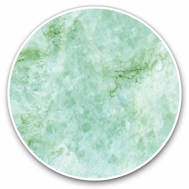 DOPASTICKER Cool Jade Green Pattern Cool Gift Decorative Laptop, Phone ...