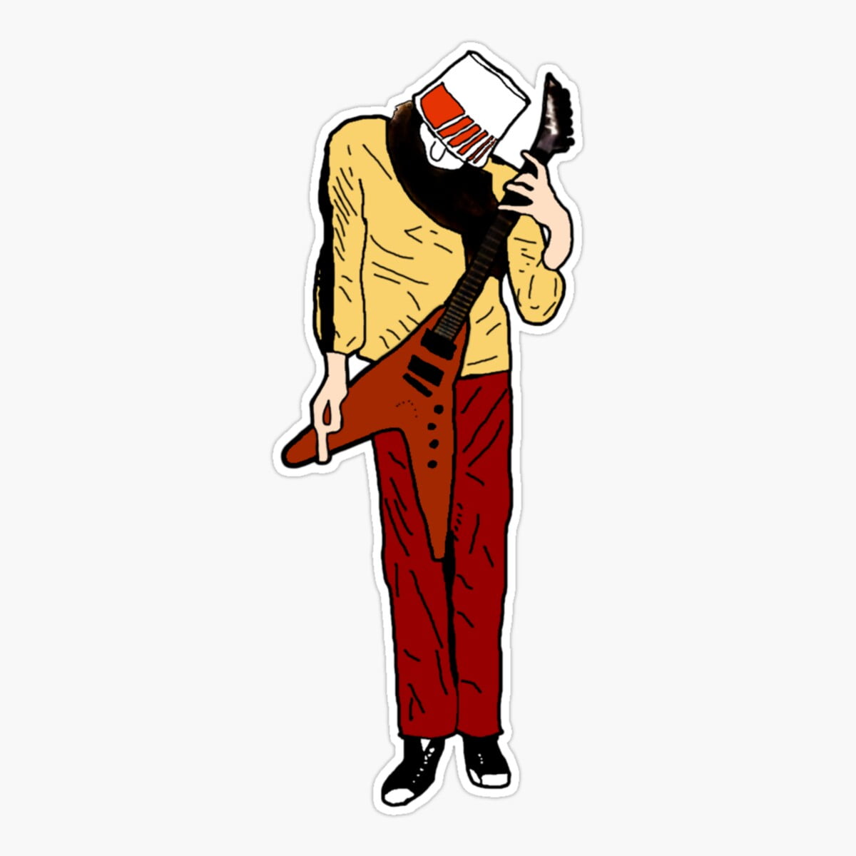 DOPASTICKER Cool Mountain Caribou Sticker, Phone Sticker Car Stickers ...