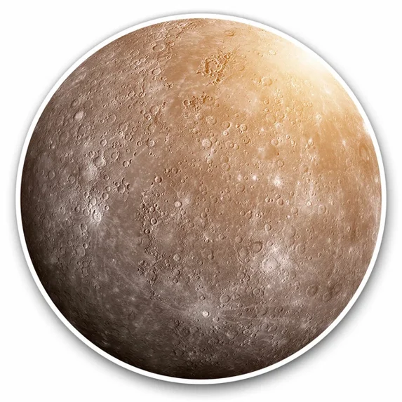 DOPASTICKER -Cool Planet Mercury Space Cool Gift Decorative Laptop ...