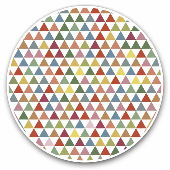 DOPASTICKER Cool Triangle Peaks Girls Cool Gift Decorative Laptop ...