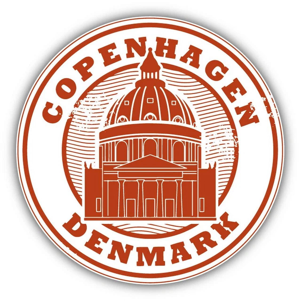 DOPASTICKER Copenhagen City Denmark Sticker Decal Phone Decal Water ...