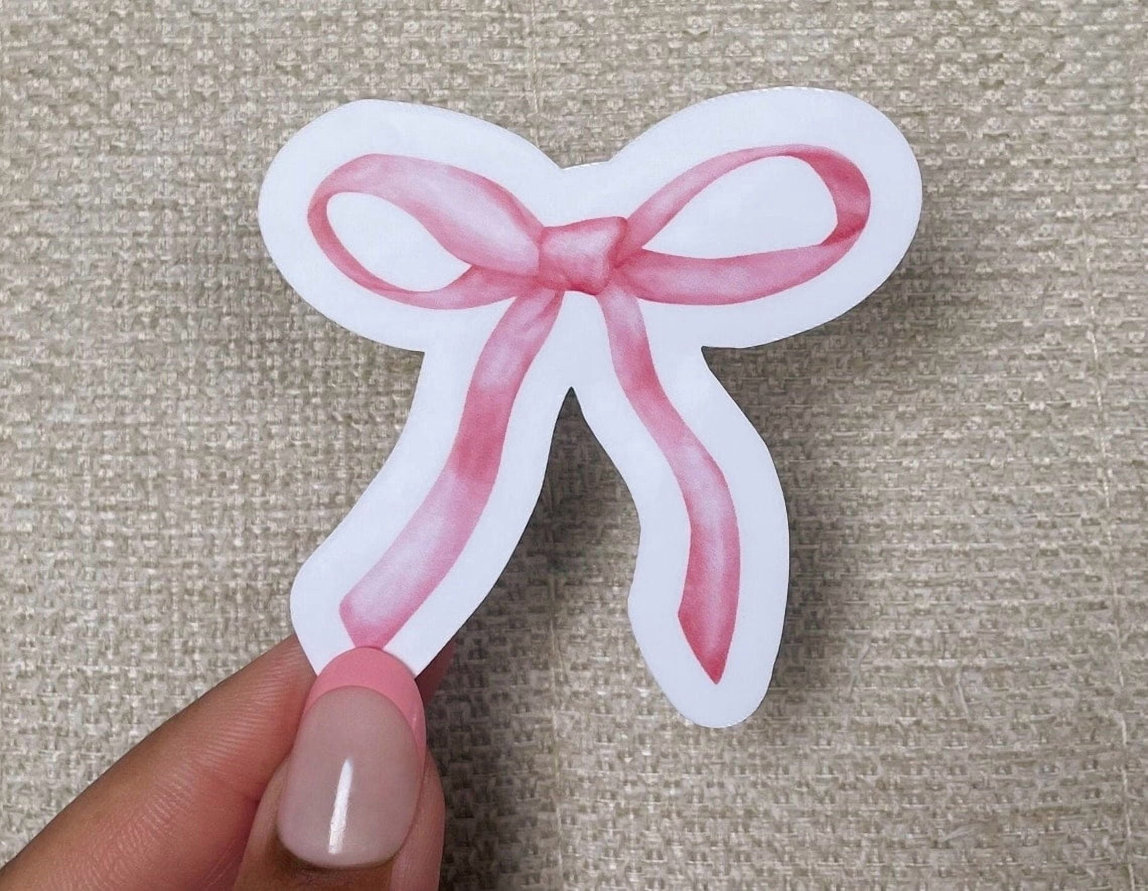 DOPASTICKER Coquette Sticker, Girly Sticker, Pink Sticker, Pink Bow ...