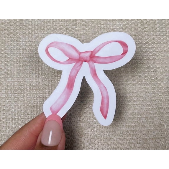 DOPASTICKER Coquette Sticker, Girly Sticker, Pink Sticker, Pink Bow ...