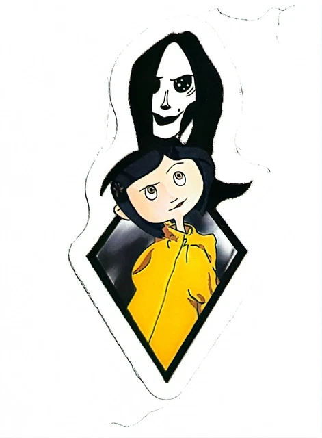 DOPASTICKER Coraline Animated Fantasy Horror Neil Gaiman Sticker Phone ...
