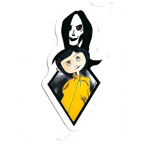 DOPASTICKER Coraline Animated Fantasy Horror Neil Gaiman Sticker Phone ...