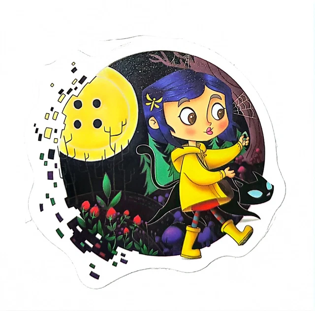 DOPASTICKER Coraline Animated Fantasy Horror Neil Gaiman Sticker Phone ...