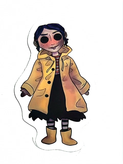 DOPASTICKER Coraline Animated Fantasy Horror Neil Gaiman Sticker Phone ...