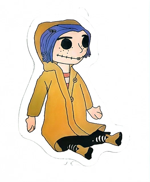 DOPASTICKER Coraline Animated Fantasy Horror Neil Gaiman Sticker Phone ...