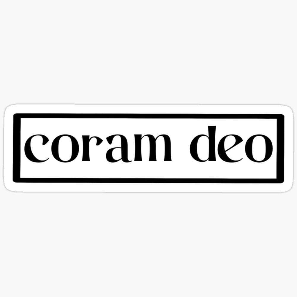 DOPASTICKER Coram Deo - Perfect Birthday Gift Everyone Phone Decal ...