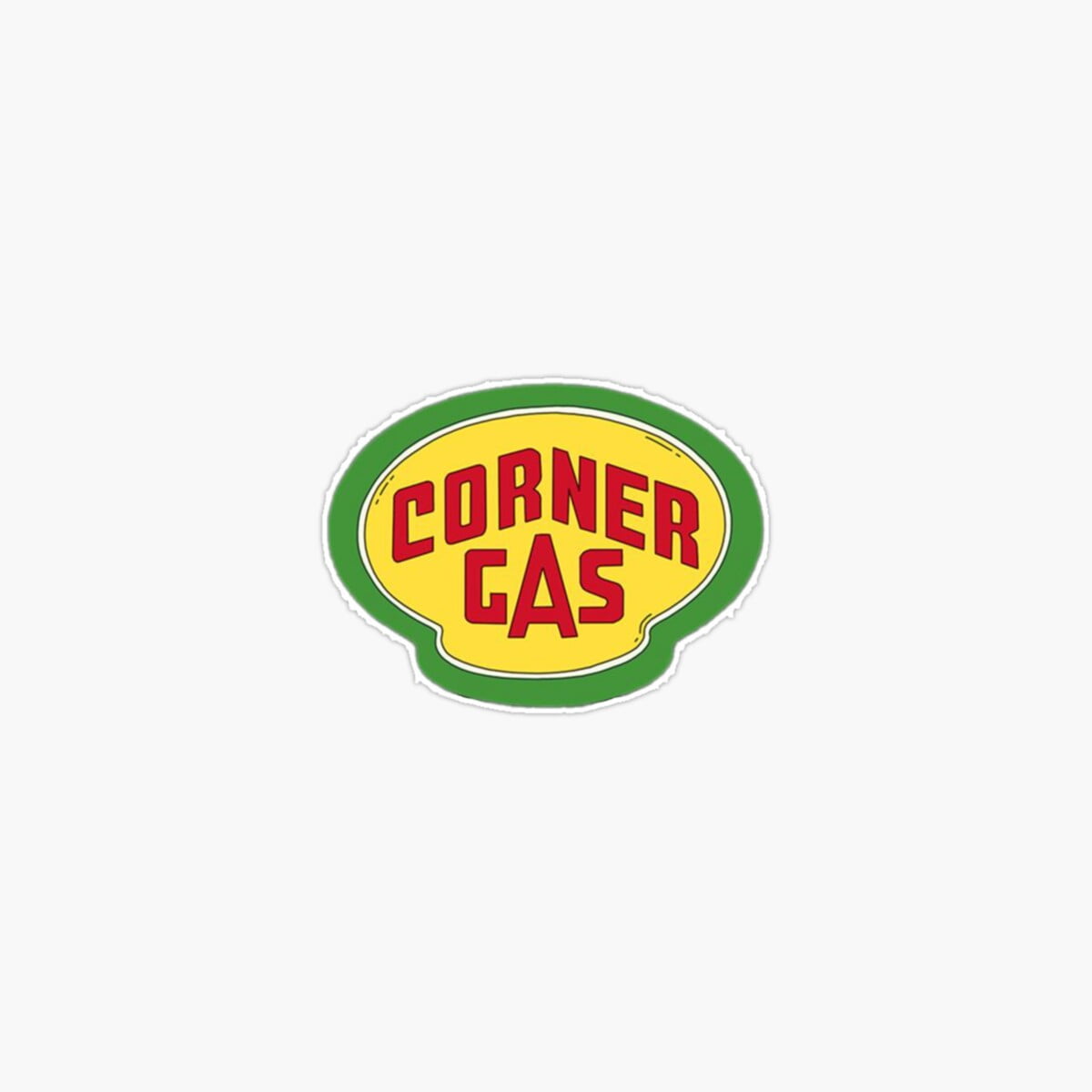 DOPASTICKER Corner Gas Logo Sticker, Phone Sticker Water Bottle Sticker ...