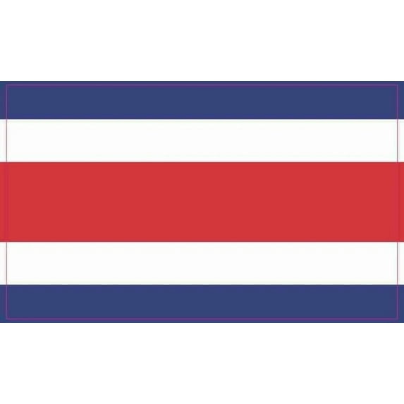 DOPASTICKER Costa Rica Flag Sticker Truck Door Stickers Car Flags ...